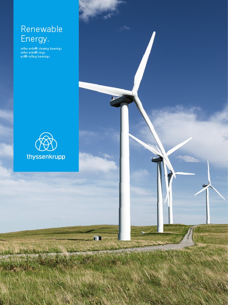 Thyssenkrupp Rothe Erde Renewable Energy | PDF | Bearing (Mechanical ...