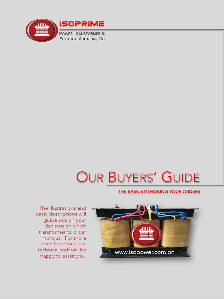 Buyers Guide | PDF | Transformer | Electrical Engineering