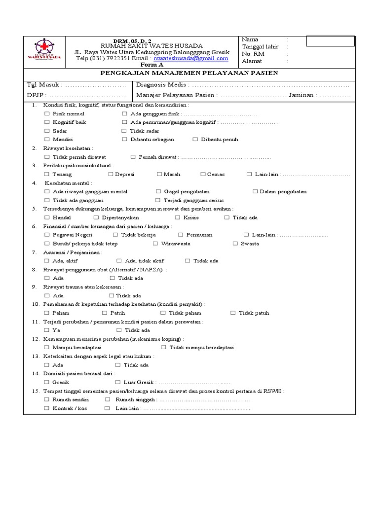 DRM.05. D. 2 - Pengkajian MPP | PDF
