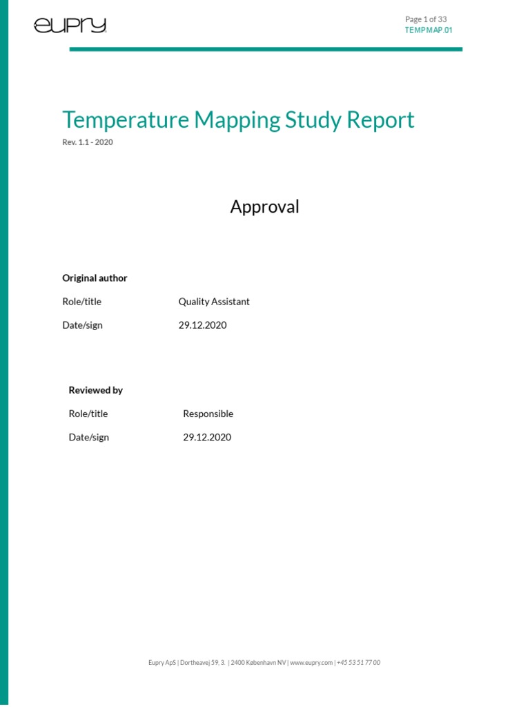 Sample Mapping Study Report (Eupry) | PDF