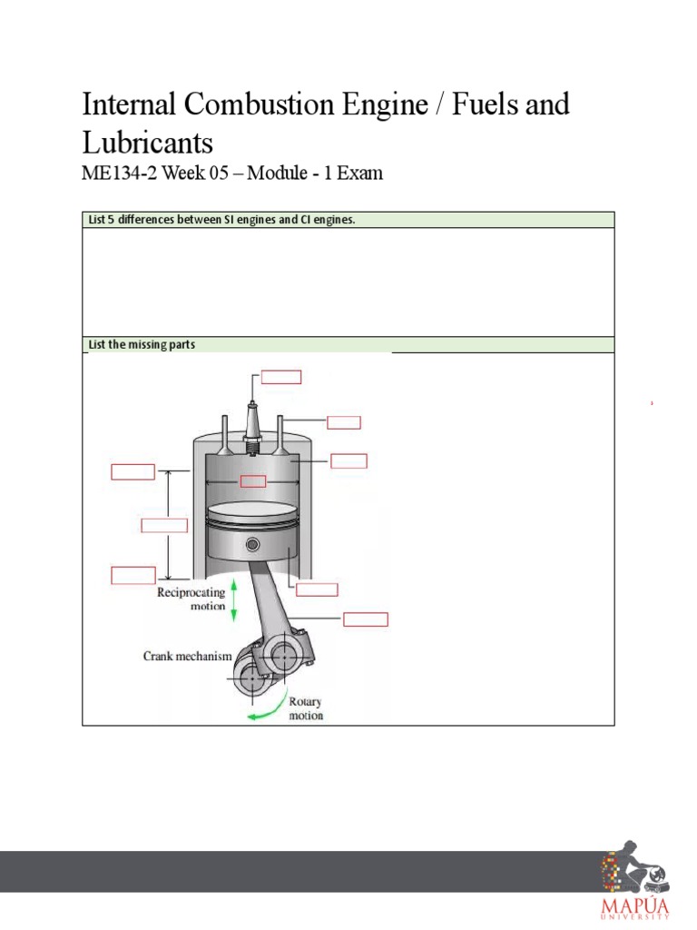 ME134-2 SI vs CI engines fuel costs torque | PDF