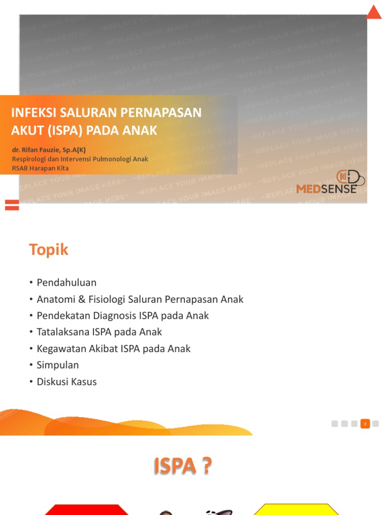 (PDF Materi) ISPA Pada Anak Medsense | PDF