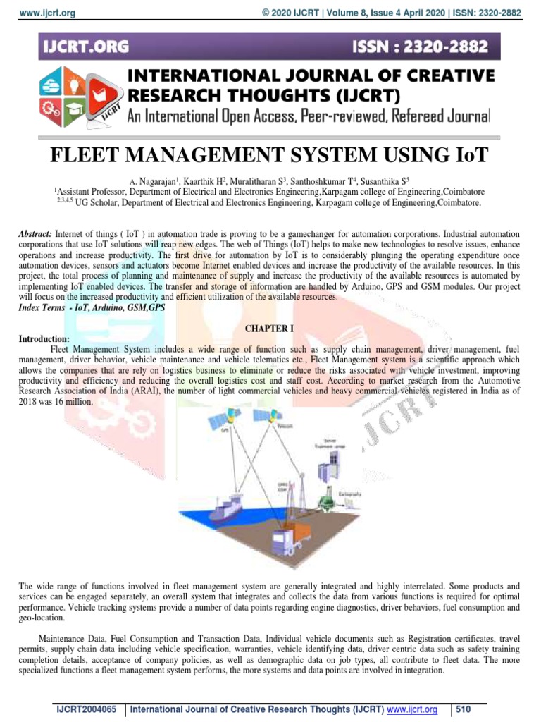 IJCRT2004065 | PDF | Arduino | Internet Of Things
