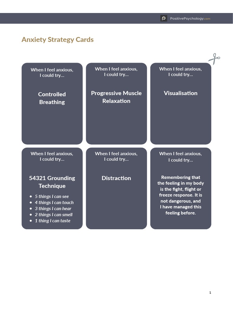 Effective Anxiety Management Techniques: A Visual Guide to Controlling ...
