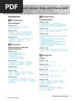 Navigate A1 Coursebook Unit 3 Answer Key | PDF