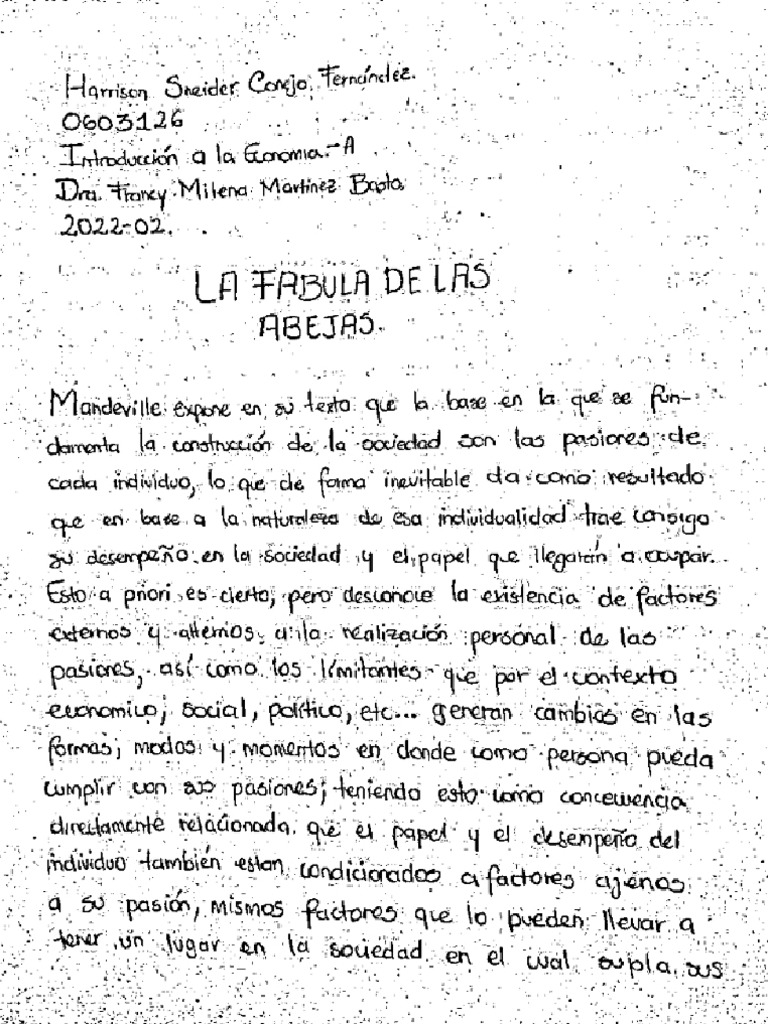 La Fabula De Las Abejas Pdf
