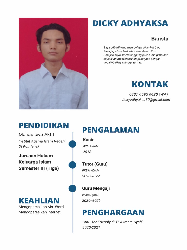 CV Dicky | PDF