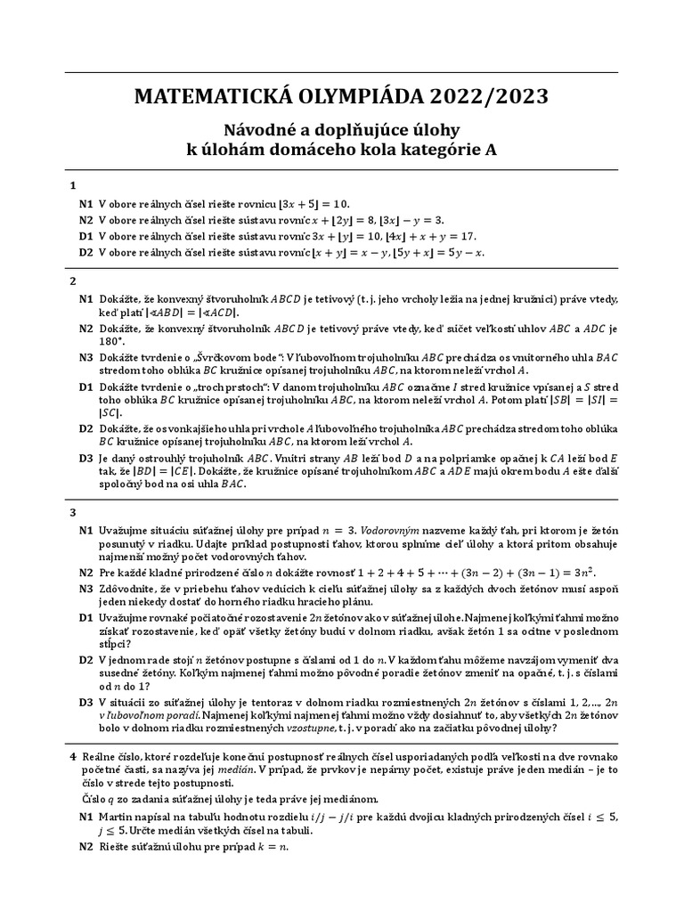 Mo 72 A Domace Navodne Ulohy | PDF