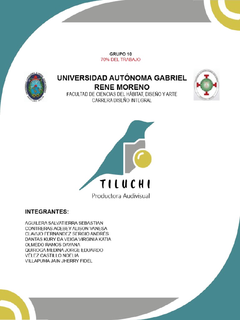 Productora Audivisual Tiluchi | PDF | Calidad (comercial) | Business