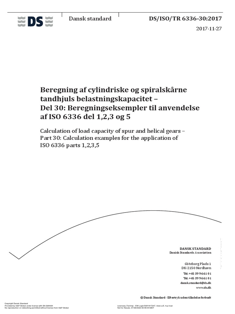 DS - ISO 6336-30 Example | PDF