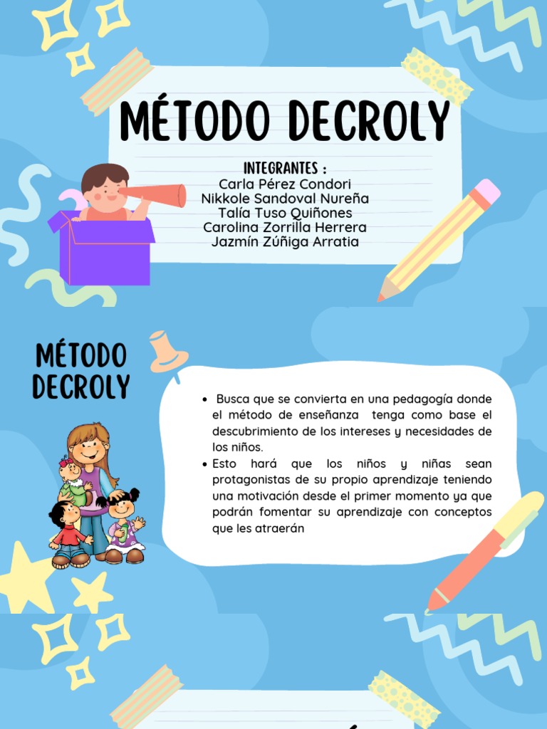 Método Decroly | PDF | Aprendizaje | Motivación