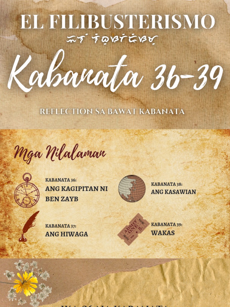 El Fili Kabanata 36-39 | PDF