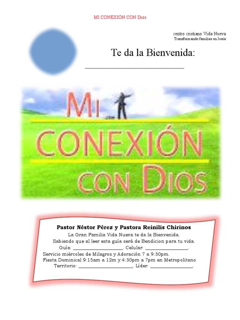 Mi Conexion Con Dios Tipiado-1 | PDF | Cristo (título) | Jesús