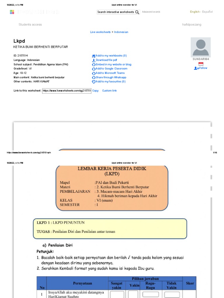 LKPD Kelas 6 | PDF | Software | Computing