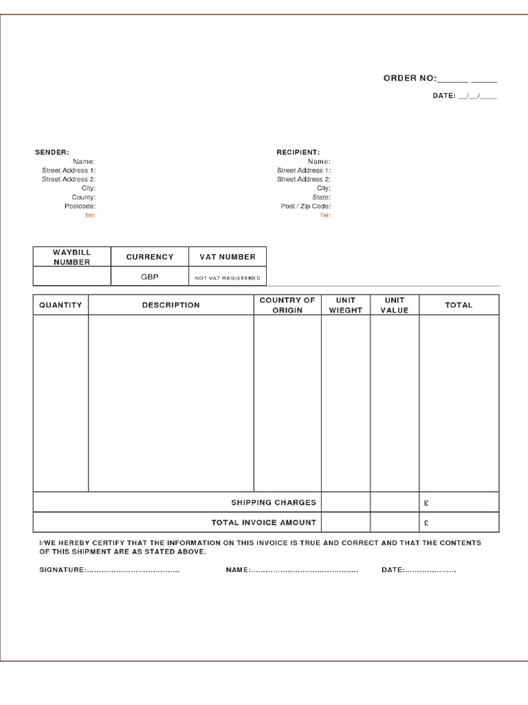 Invoice Uk | PDF