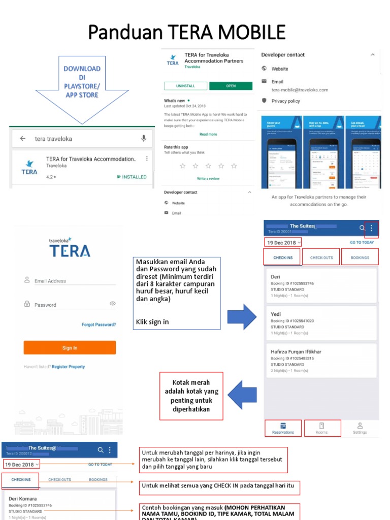 Panduan Penggunaan Tera Mobile | PDF