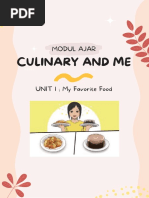 Modul Ajar Culinary and Me | PDF