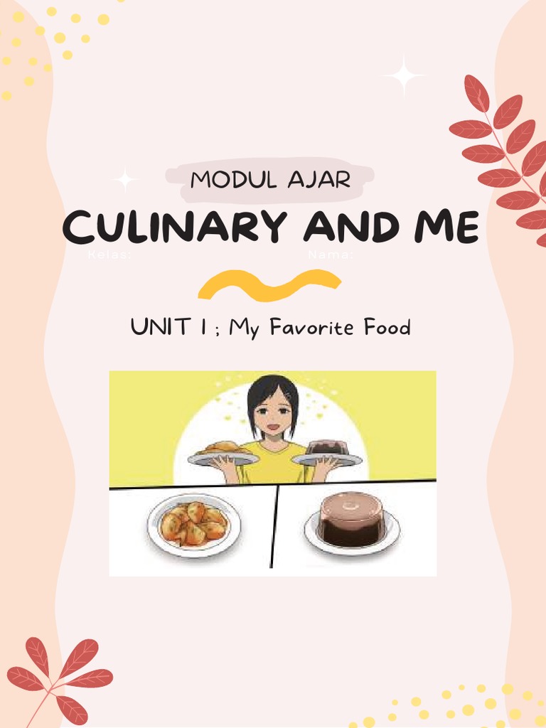 Culinary and Me | PDF
