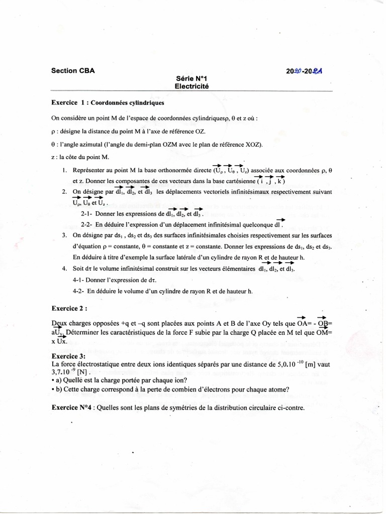 TD Electricité Serie 1 | PDF