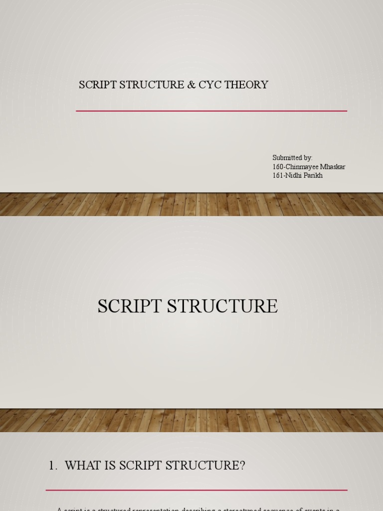 Script Structure & CYC Theory | PDF