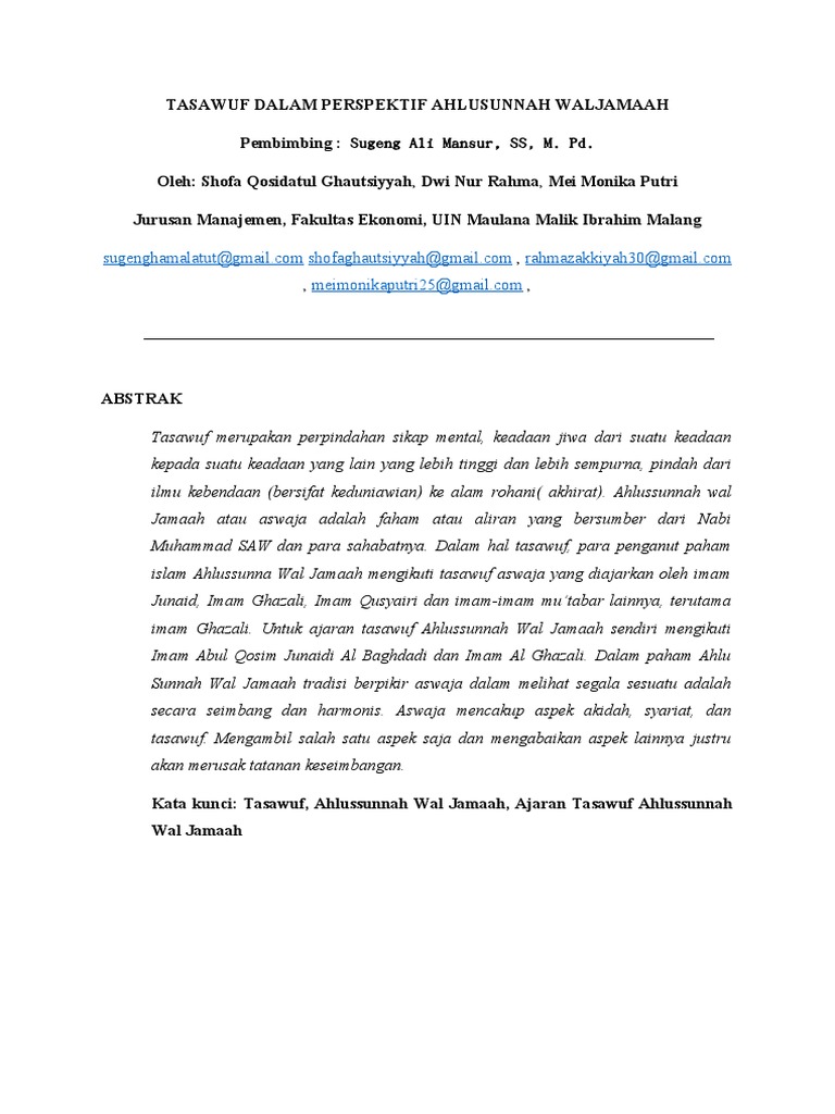 Revisi Jurnal Teosofi | PDF