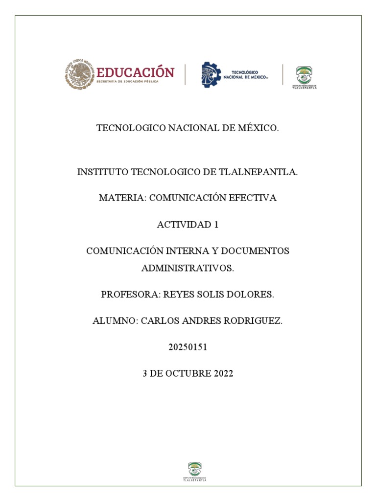 AndresC Act1 CE | PDF | Comunicación | Business