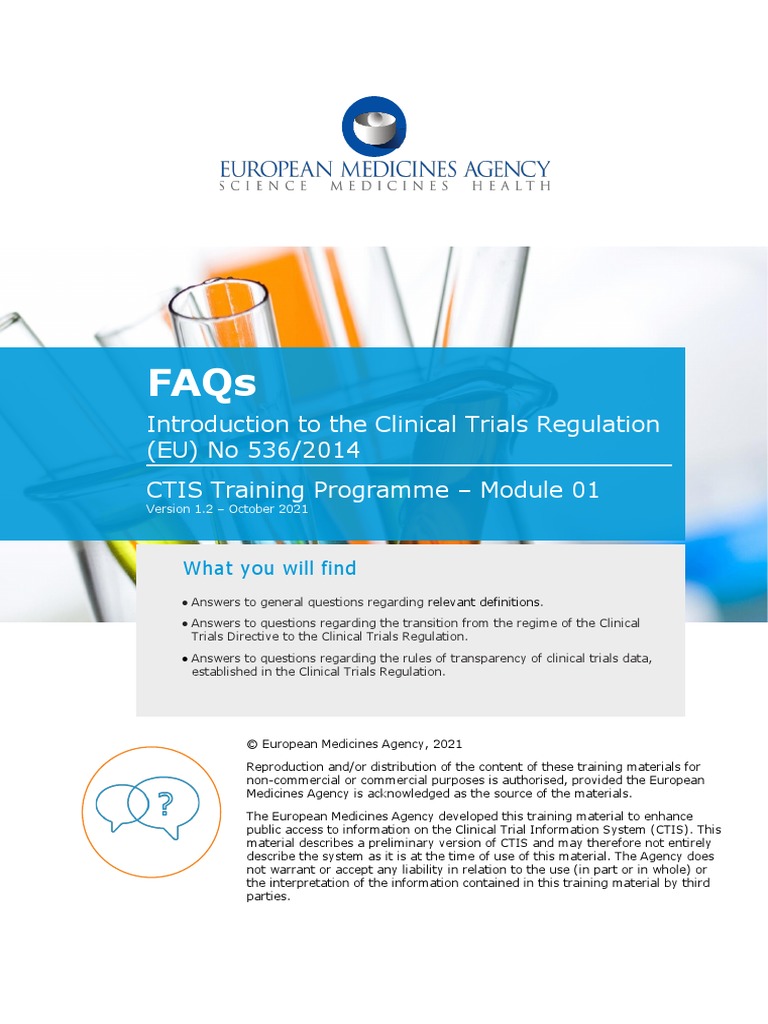 Ctis Training Programme1 | PDF | Clinical Trial | Phases Of Clinical ...