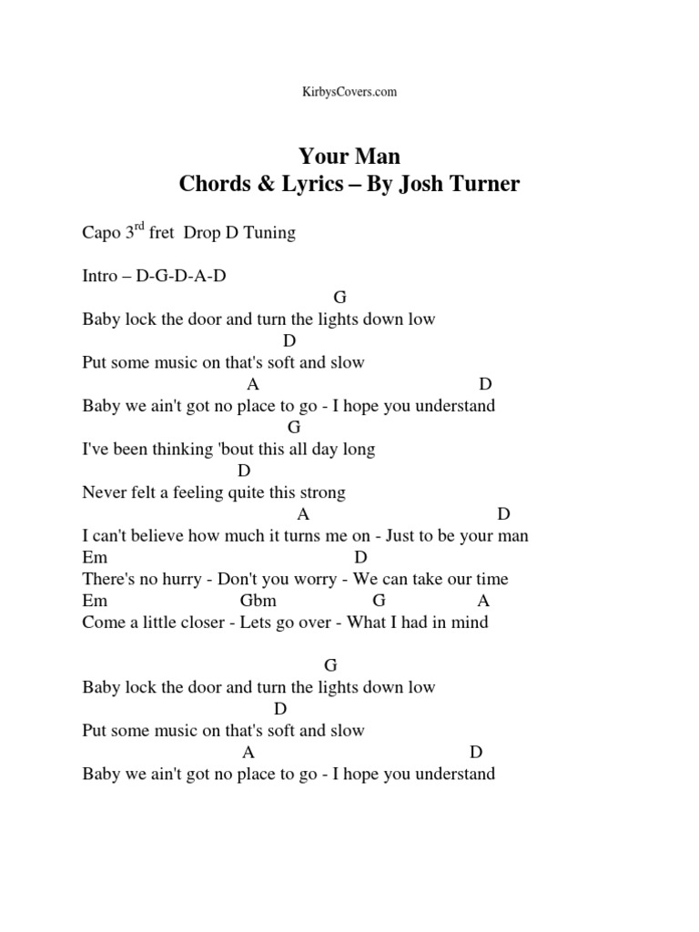 Your Man Josh Turner | PDF