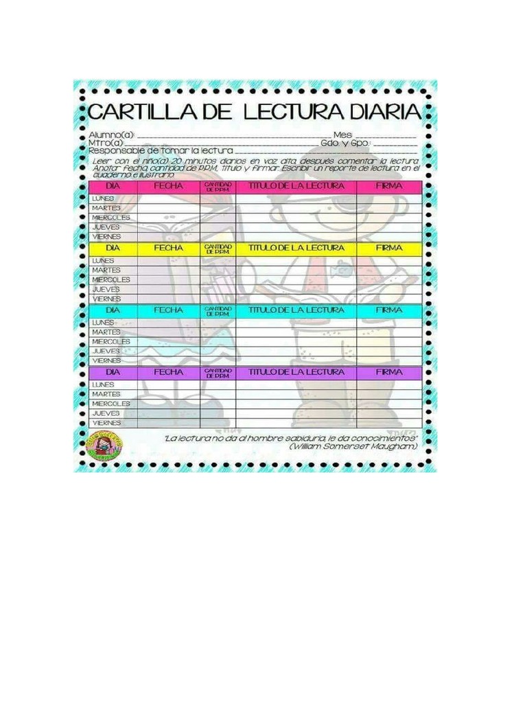 Cartilla de Lectura Diaria | PDF
