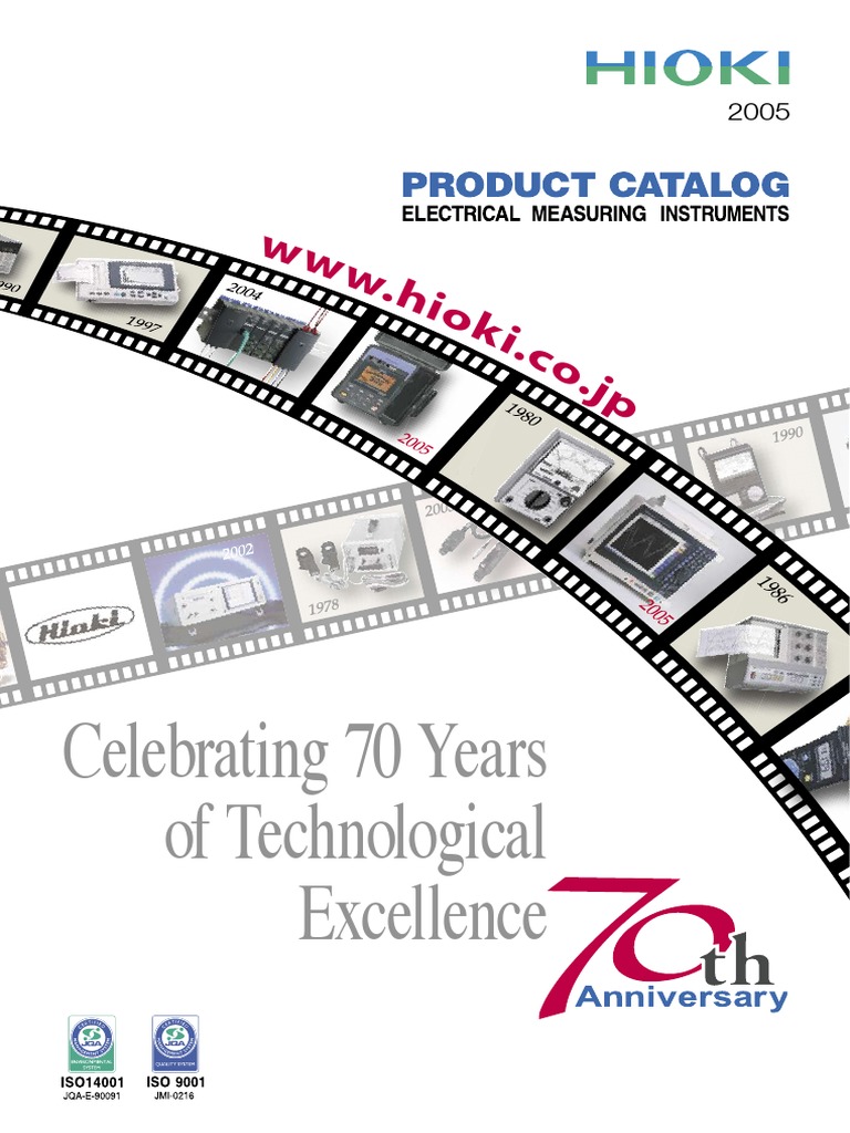 Hioki Electrical Measuring Instruments | PDF | Analog To Digital ...