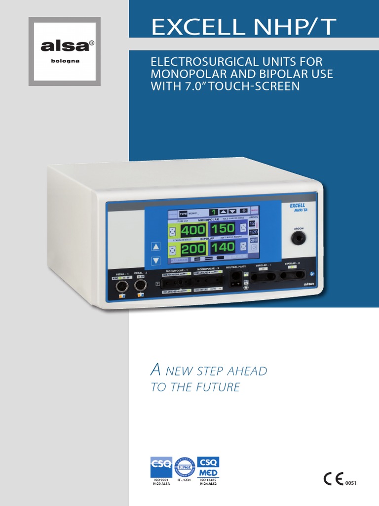 Catalogo Electrobisturi ALSA NHPT | PDF | Analog To Digital Converter ...