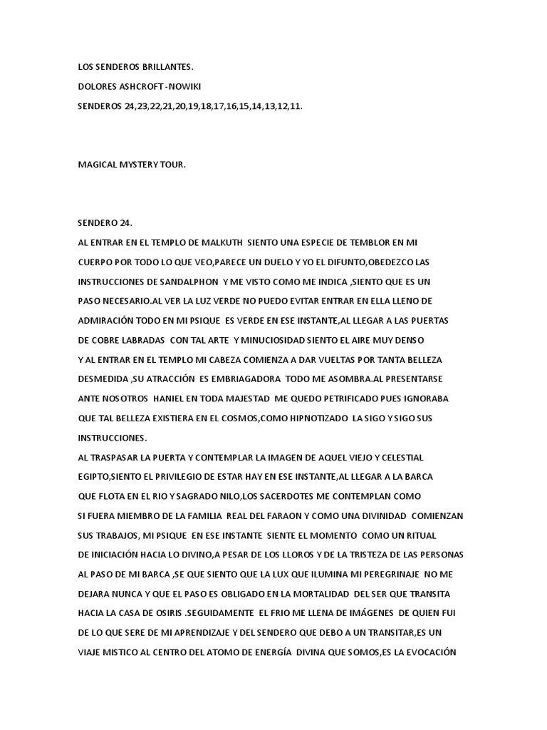 Senderos Místicos: Viaje Espiritual | PDF | Religión y espiritualidad