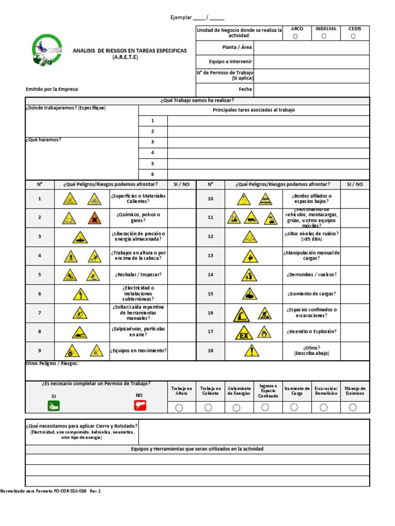 Formato de ARETE - 04052020 | PDF | Máquina elevadora | Gases