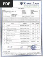 Drinking Water Test Report | PDF | Bacteria | Chemical Compounds