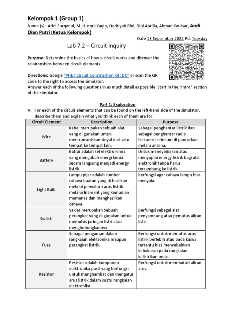 Circuit Inquiry | PDF