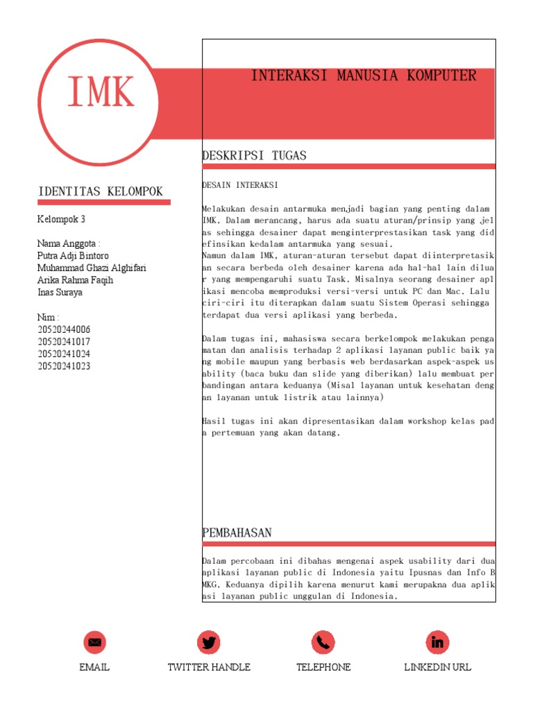 IMK Tugas #2 NEW | PDF