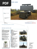 Thales Ground Master 400 Radar Overview | PDF | Aviation | Wireless