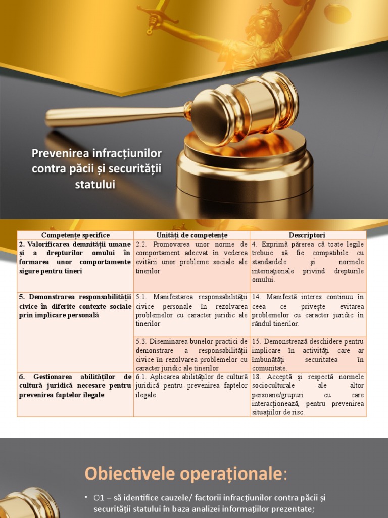 Infractiuni Contra Pacii | PDF