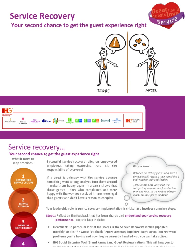 Service Recovery Guide | PDF | Communication