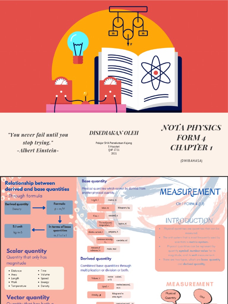 Nota Fizik Tingkatan 4 Bab1 | PDF