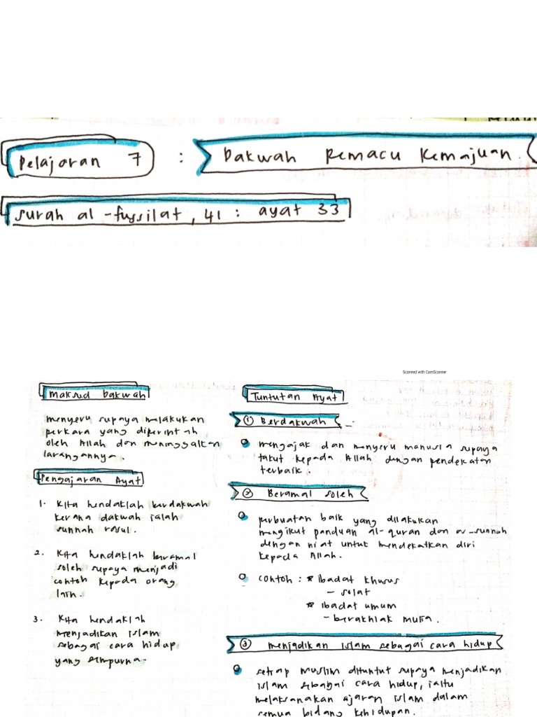 Pelajaran 7 - Nota Pai T4 | PDF