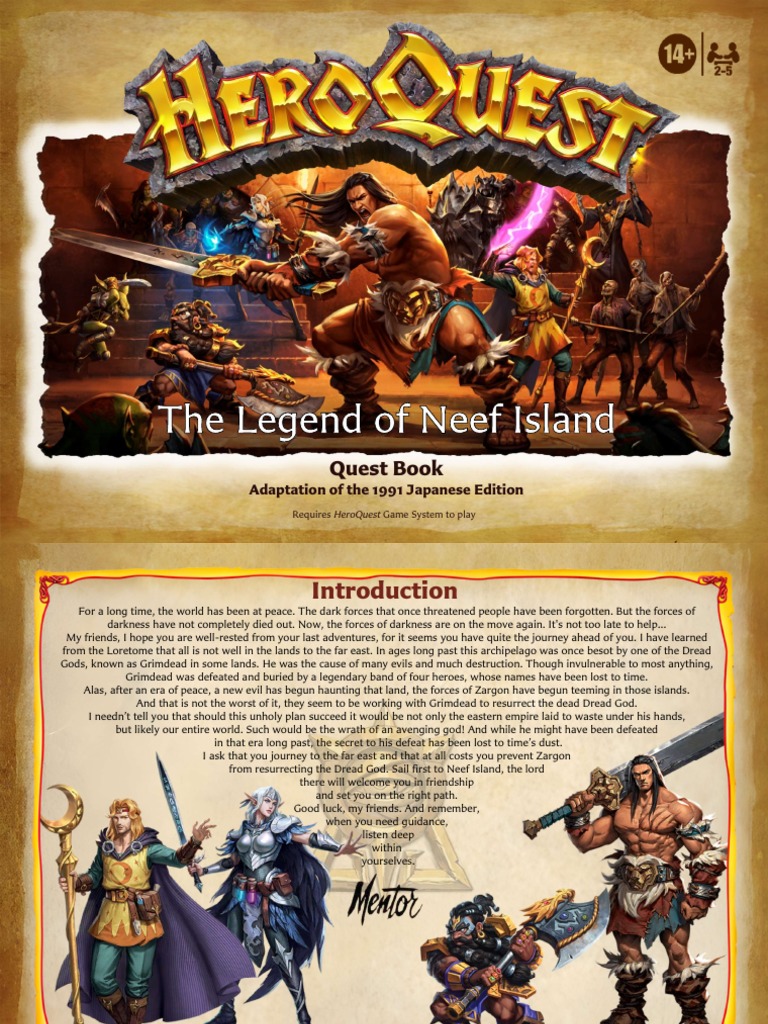 HQ21 - Legend of Neef Island Quest Book V2-0 | PDF