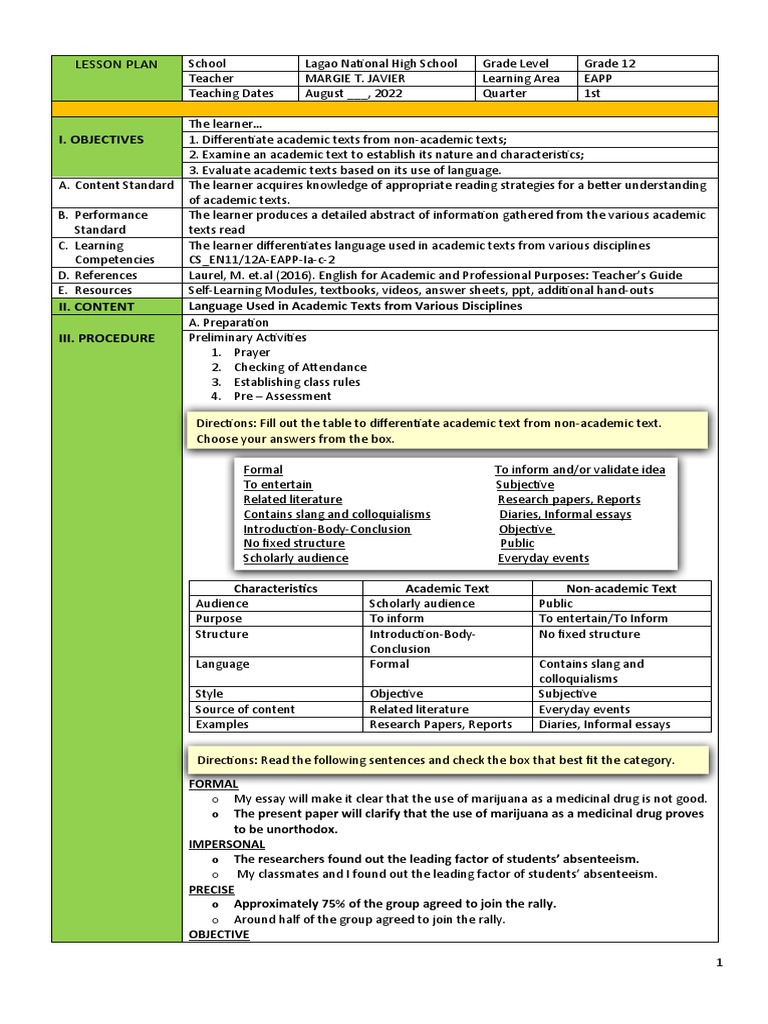 LP - EAPP-Q1-W2 | PDF | Advertising | Celebrity