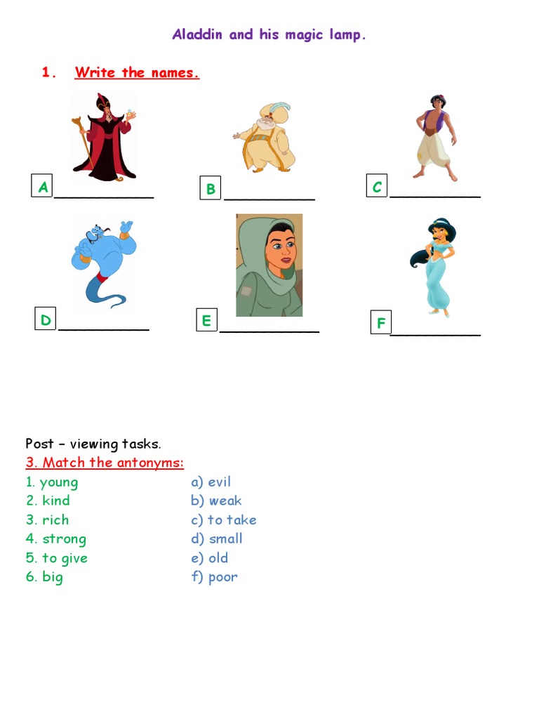 Aladdin and His Magic Lamp | PDF | Young Adult | General Fiction