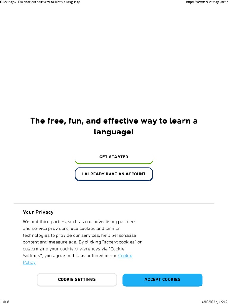 Duolingo - The World's Best Way To Learn A Language | PDF | Http Cookie ...