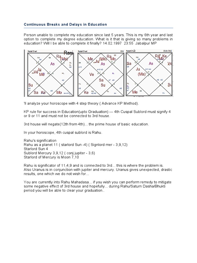 Continuous Breaks and Delays in Education | PDF | Planets | Technical ...