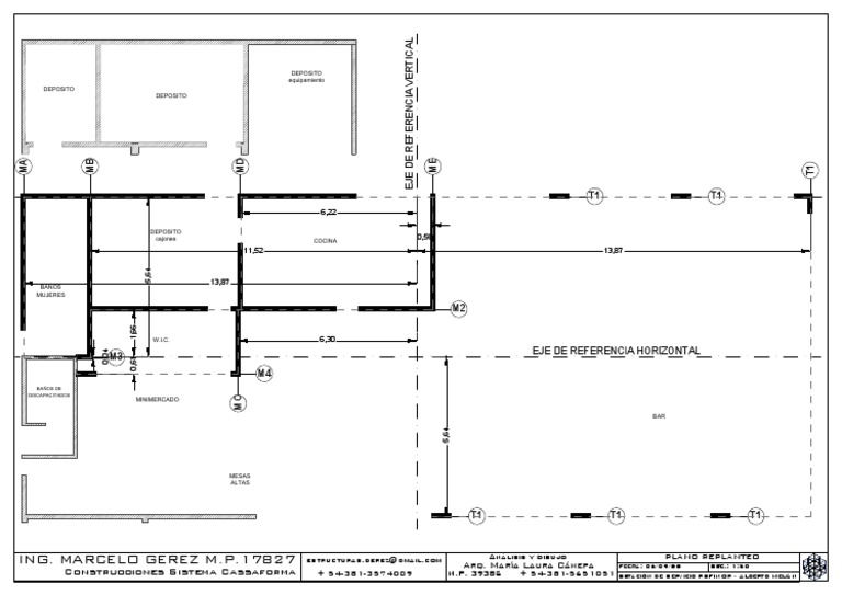 Plano Replanteo | PDF