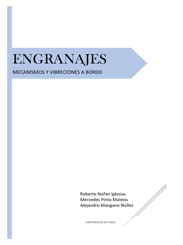 Engranajes Pdf Engranaje Ingeniería Mecánica