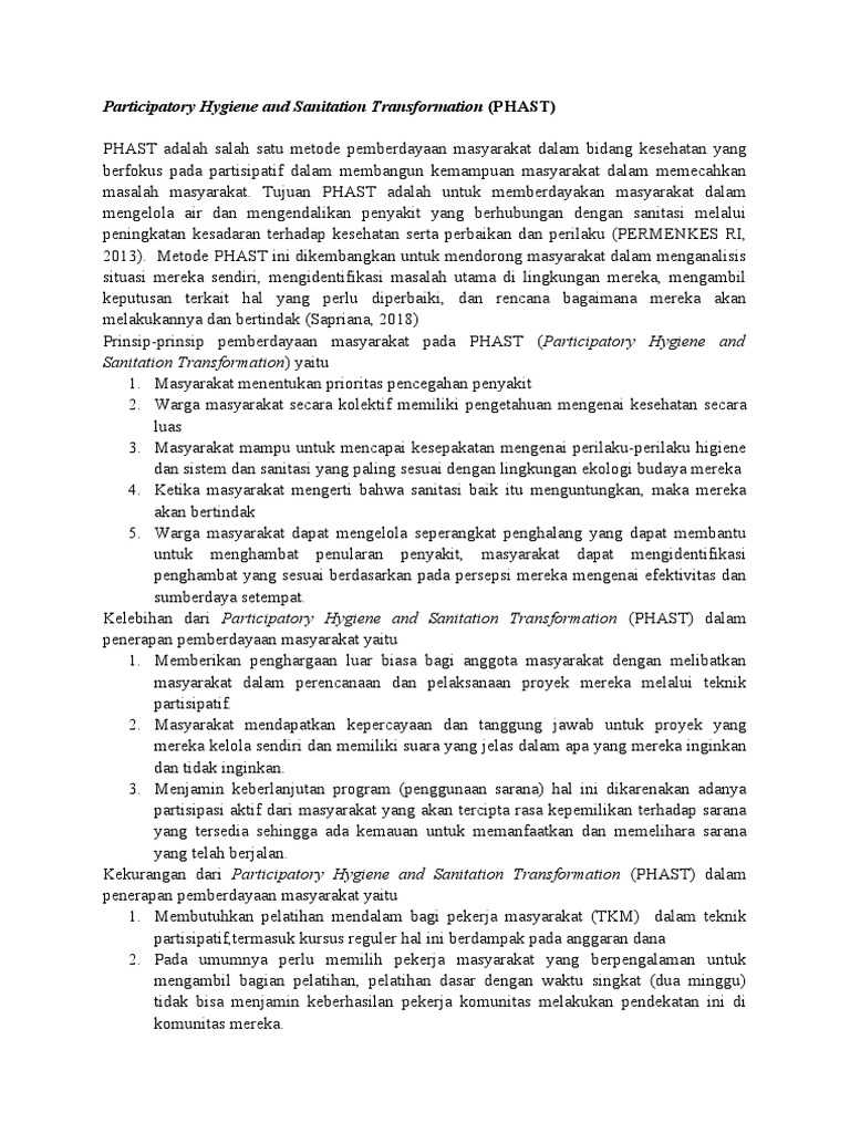 PHAST Resume | PDF PHAST Resume | PDF