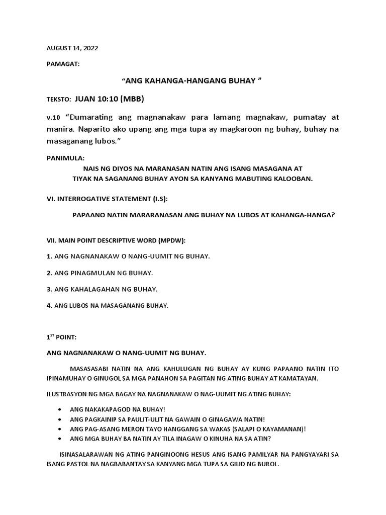 Ang Kahanga Hangang Buhay July 01 2022 | PDF